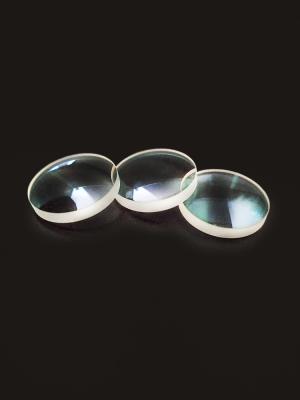 China Dia 25mm FL100mm  Double Convex  Meniscus Compound Focusing Lens for sale