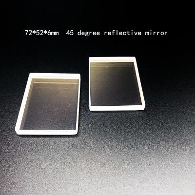 China Rectangle 45 Degree Reflective Lens 650nm & 1064nm Coating for sale