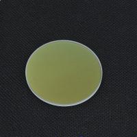 China Yellow Film 1064nm AR 55*1.5mm Laser Optical Lens JGS1 Quartz for sale