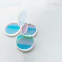 China Circular 12*2mm 45 Degree Reflective Lens 355nmHR Quartz UV Laser Optical Lens for sale