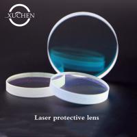 China Plano Type Fiber Laser Lens 128x2mm Circular Shape for sale