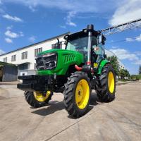 China 100HP 4WD Farm Tractor with Gear Transmission Dealer Package with Gear Transmission for Field Operation for sale