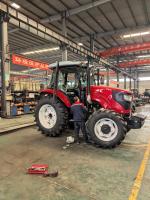 China 100HP 4WD Farm Tractor with Gear Transmission Dealer Package with Gear Transmission for Field Operation for sale