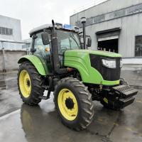 China 100HP Four Wheel Four Wheel Farm Tractor with AC Cabin for Long Field Work with AC Cabin for Comfort and Field Transport for sale