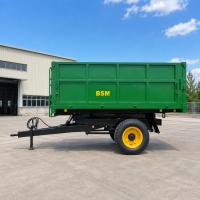 China Hydraulic Tipping Farm Trailer for Agricultural Tractors for sale