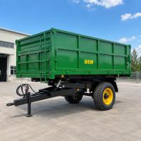 China Hydraulic Tipping Farm Trailer for Agricultural Tractors for sale