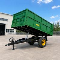 China Hydraulic Tipping Farm Trailer for Agricultural Tractors for sale