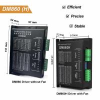 China DM860 DM860H Microstep Driver Low Vibration 2 Phase Stepping Motor Driver for sale