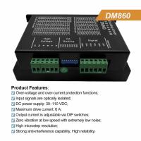 China DM860 DM860H Microstep Driver Low Vibration 2 Phase Stepping Motor Driver for sale
