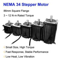 China NEMA 34 Hybrid Stepper Motor High Torque 86mm Stepper Motor For Industrial Automation for sale