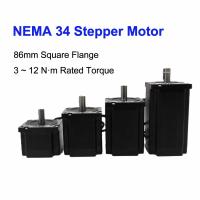 China NEMA 34 Hybrid Stepper Motor High Torque 86mm Stepper Motor For Industrial Automation for sale