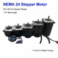 China 60HBJ45 NEMA24 Stepper Motor For Packaging Machinery / Textile Machinery for sale