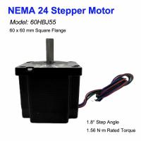 China Robust NEMA24 Hybrid Stepper Motor High Torque With 1.56N·M Torque Output for sale
