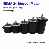 China Robust NEMA24 Hybrid Stepper Motor High Torque With 1.56N·M Torque Output for sale