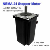 China 60HBJ100 NEMA24 Hybrid Stepper Motor With 3.6N·m Torque Output for sale