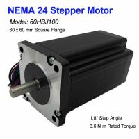 China 60HBJ100 NEMA24 Hybrid Stepper Motor With 3.6N·m Torque Output for sale