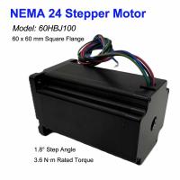 China 60HBJ100 NEMA24 Hybrid Stepper Motor With 3.6N·m Torque Output for sale
