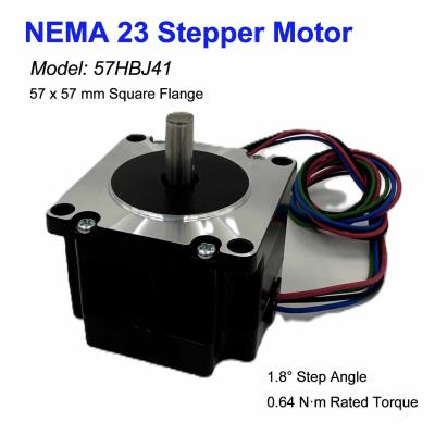 China 57HBJ41 NEMA 23 Hybrid Stepper Motor High Torque With 0.64N·m Torque Output for sale