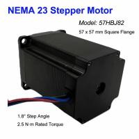 China 57HBJ82 NEMA23 Hybrid Stepper Motor With 2.5N·M Torque Output / 57mm Square Flange for sale