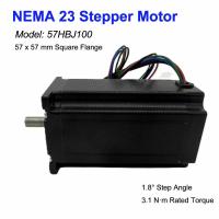 China 57HBJ100 NEMA23 Stepping Motor 2 Phase Hybrid Type Stepper Motor With 3.1N·M Torque Output for sale