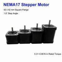 China 42HBJ34 NEMA 17 Stepping Motor , Hybrid Stepping Motor With 0.31N·m Torque Output for sale