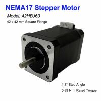 China High Torque Nema 17 Stepper Motor With 0.89N·M Torque Output for sale