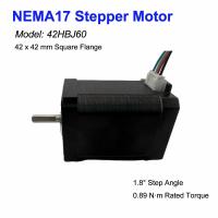 China High Torque Nema 17 Stepper Motor With 0.89N·M Torque Output for sale