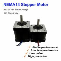 China 35HBJ27 NEMA 14 Stepper Motor Low Torque With 0.1N·m Torque Output / 35mm Square Flange for sale