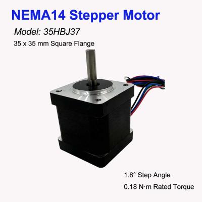 China Office Automation Low Torque Stepper Motor NEMA 14 With 0.18N·M Torque Output for sale