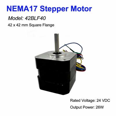 China 24V Brushless DC Motor 8 Poles 3 Phase DC Brushless Motor 26W 4000RPM for sale
