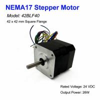 China 24V Brushless DC Motor 8 Poles 3 Phase DC Brushless Motor 26W 4000RPM for sale