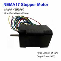China 42BLF60 NEMA17 Brushless 3 Phase DC Motor , 24VDC Brushless Motor 54W 4000RPM for sale