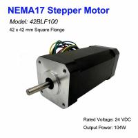China 42BLF100 NEMA 17 Brushless Motor 3 Phase 24VDC Brushless Motor 4000RPM for sale