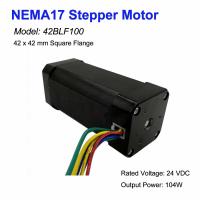 China 42BLF100 NEMA 17 Brushless Motor 3 Phase 24VDC Brushless Motor 4000RPM for sale