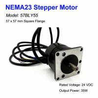China 57BLY55 NEMA23 24v 3000 Rpm DC Motor , 4 Pole Brushless Motor 35W for sale