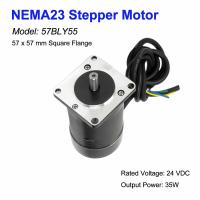 China 57BLY55 NEMA23 24v 3000 Rpm DC Motor , 4 Pole Brushless Motor 35W for sale