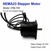 China 57BLY55 NEMA23 24v 3000 Rpm DC Motor , 4 Pole Brushless Motor 35W for sale