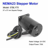 China 57BLY75 NEMA23 High Rpm Brushless DC Motor 70W 24VDC 4Pole 3 Phase for sale