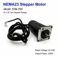China 57BLY95 NEMA23 24V DC Motor 3000 Rpm Brushless Motor 4 Pole 105W for sale