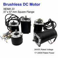 China 57BLY95 NEMA23 24V DC Motor 3000 Rpm Brushless Motor 4 Pole 105W for sale