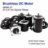China 57BLY95 NEMA23 24V DC Motor 3000 Rpm Brushless Motor 4 Pole 105W for sale