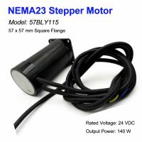 China 57BLY115 NEMA23 3000 Rpm Brushless DC Motor 24V With 57mm Square Flange / Circular Body for sale
