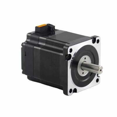 China 12V-36V Nema 34 Stepper Motor 2 Phase Integrated Servo Motor With 86mm Square Flange Pulse for sale