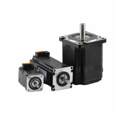 China Nema 34 ISS86-12N.m Integrated Stepper Servo Motor 12V-36V With 86mm Square Flange Pulse for sale