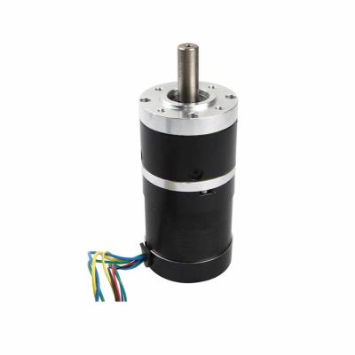 China 57BLY75-PG Geared Brushless DC Motor Nema23 57x57mm 3 Phase 24V 70W BLDC Gear Motor for sale
