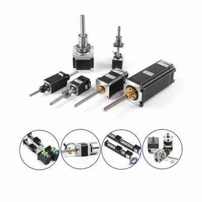 China 2 Phase Hybrid Bipolar Stepper Motor Nema 8 11 14 17 23 24 34 Linear Stepper Motor With Lead Screw for sale