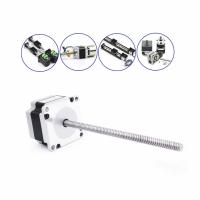 China 42HBJ Series Nema 17 Hybrid Stepper Motor Tr8x8 300mm Hybrid Linear Stepper Motor for sale