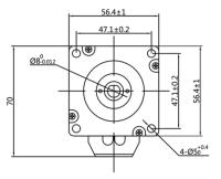China High Torque Closed Loop Stepper Motor Nema 34 For Precision Machining for sale