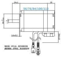 China High Torque Closed Loop Stepper Motor Nema 34 For Precision Machining for sale