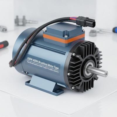 China 200W 400W Brushless Motor Type DC Brushless Motor Suitable for Agricultural Equipment Water Pumps and Ventilation Systems for sale